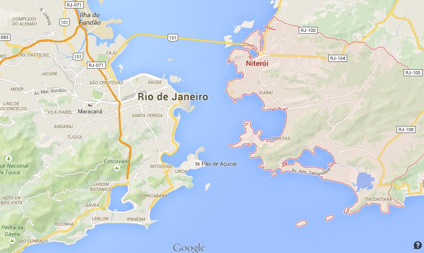 Map-of-Niteroi-and-Rio-de-Janeiro – Prof Luciano Mannarino